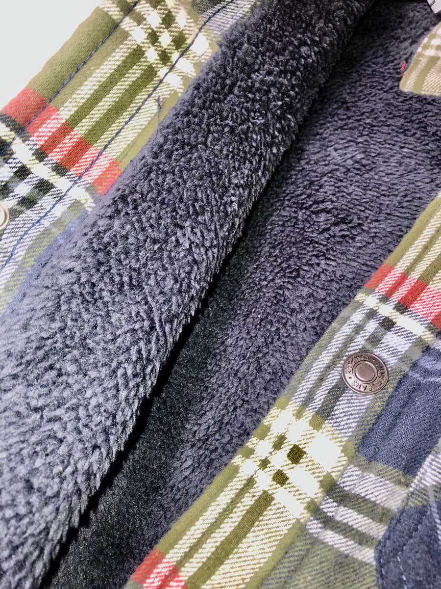 SILVER JEANS Plaid Jacket With Sherpa Lining – Timothy Daniels Clothing Co.